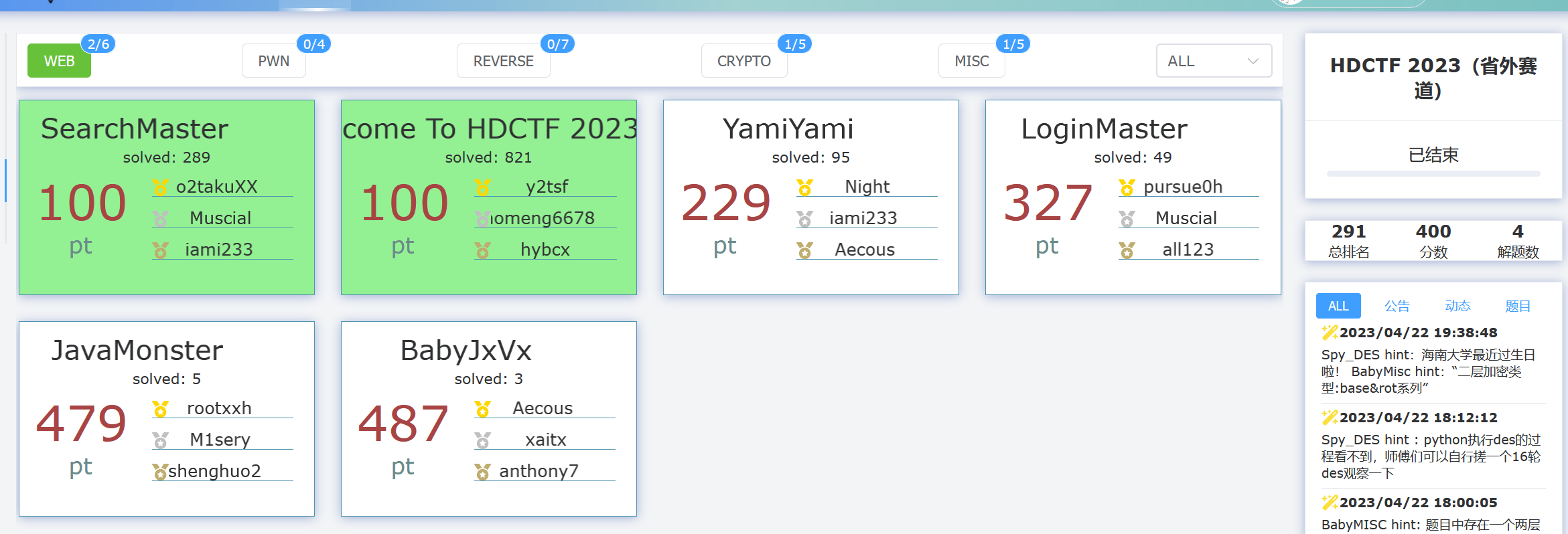 Hdctf 2023 Writeup 含复现 雲流のlowest World